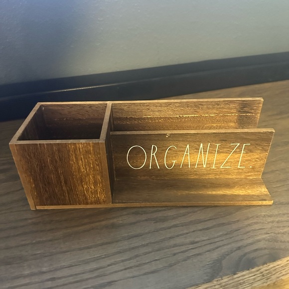 Rae Dunn | Office | Rae Dunn Wooden Desktop Organizer | Poshmark